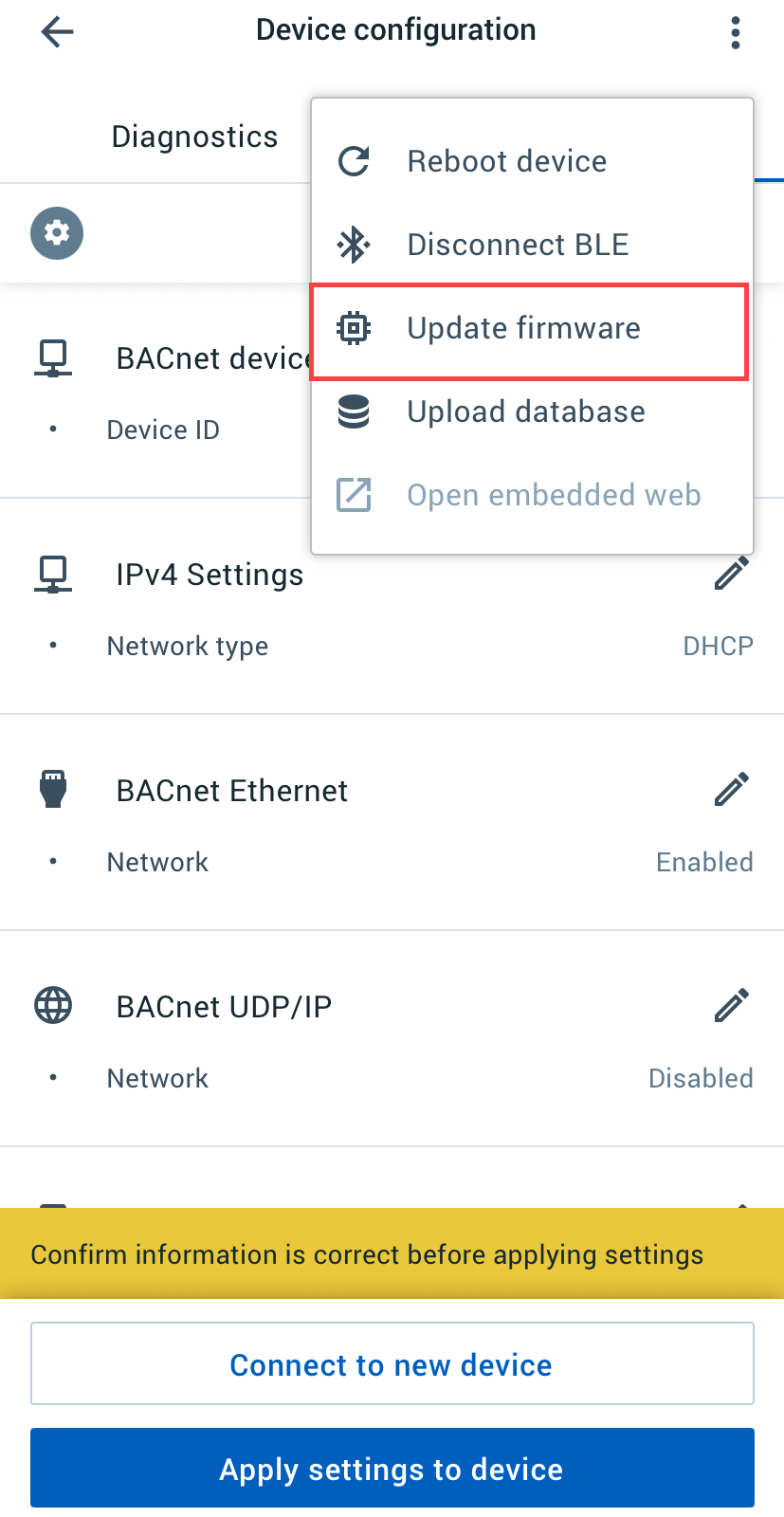 Updating firmware – Delta Controls